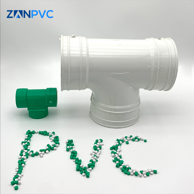 Injection Plastic Material PVC Granules UPVC Compound for Pipe Fitting from China manufacturer ...